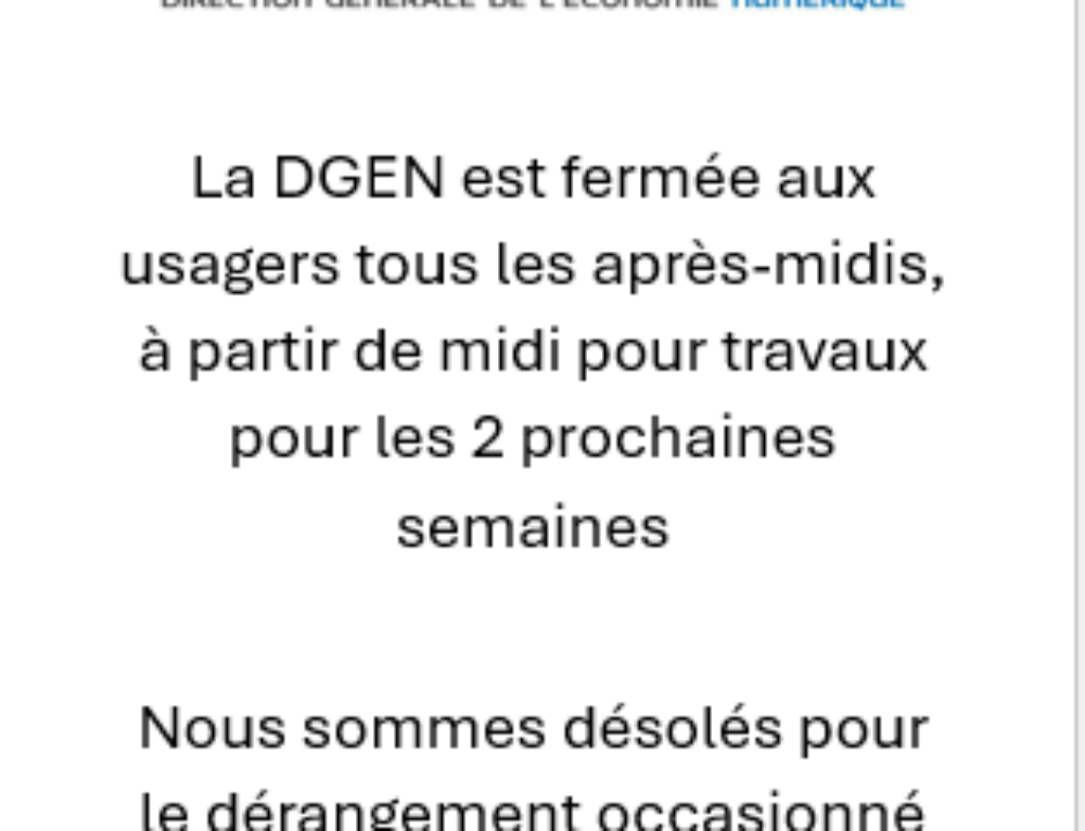 Déclarez votre TVA sans vous déplacer avec ‘O’INI e-services – DGEN