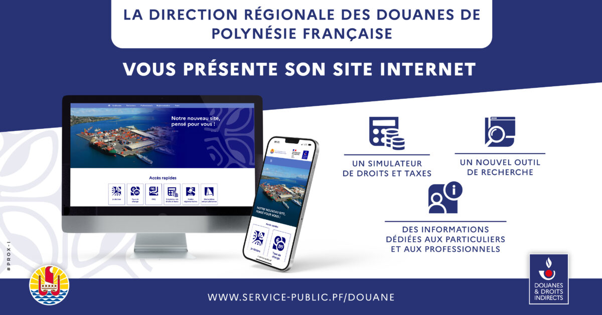 Le portail officiel de la Direction des Douanes de Polynésie