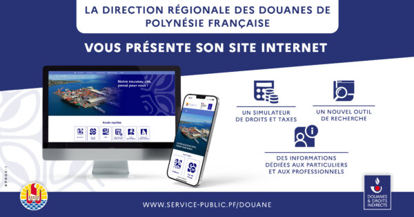 Le portail officiel de la Direction des Douanes de Polynésie