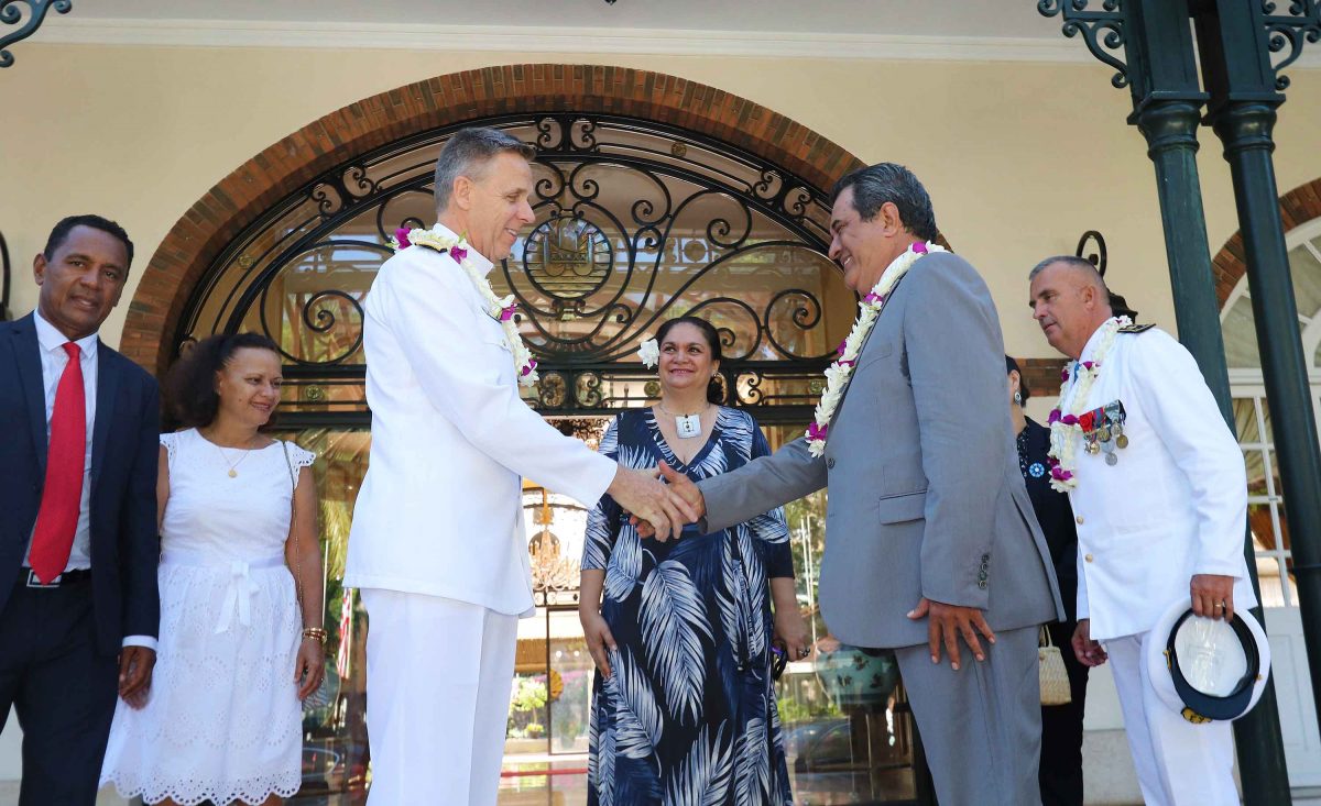 L’amiral US Philip Davidson à Tahiti – DPAM
