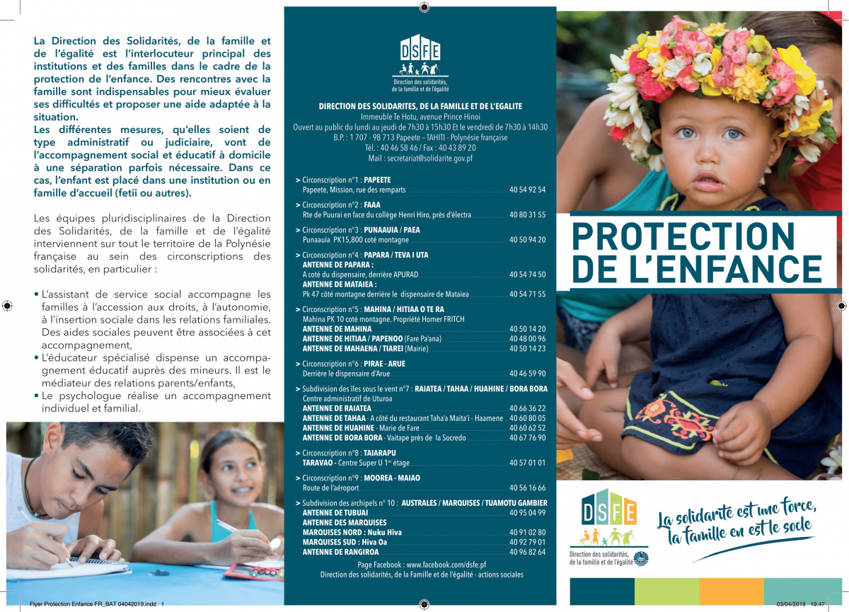Nos flyers – Direction des Solidarités, de la Famille et de l’Égalité